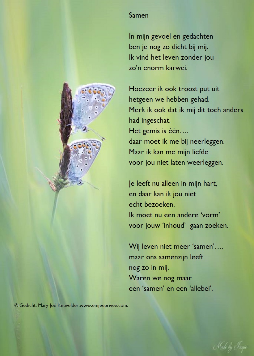 Gedicht: samen – EmJeePrivee