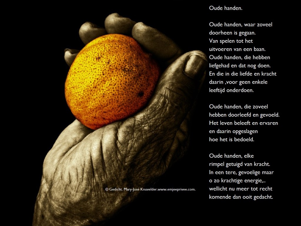 Gedicht. Oude handen – EmJeePrivee