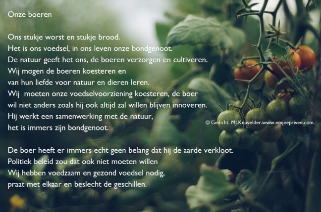 Gedicht. Onze boeren. – EmJeePrivee