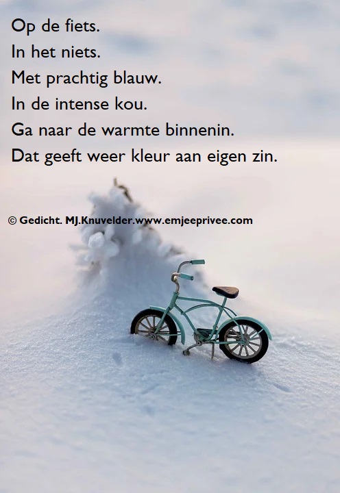 Gedicht. Op de fiets – EmJeePrivee