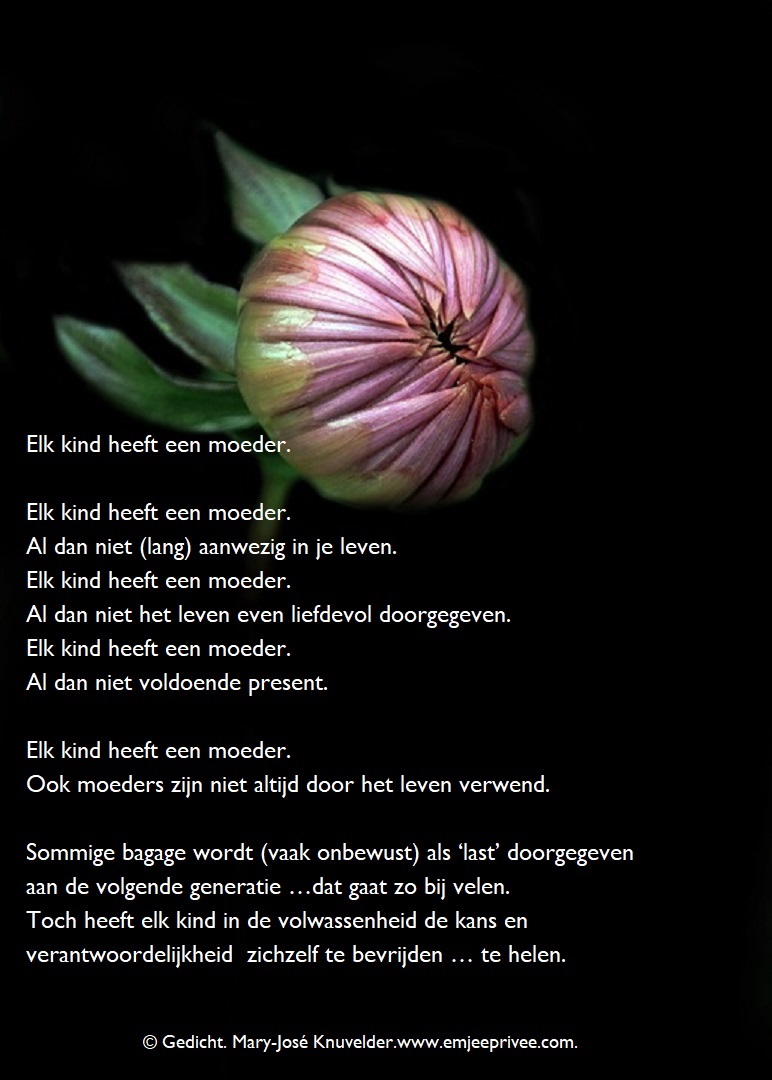 Gedicht. Moeder – EmJeePrivee